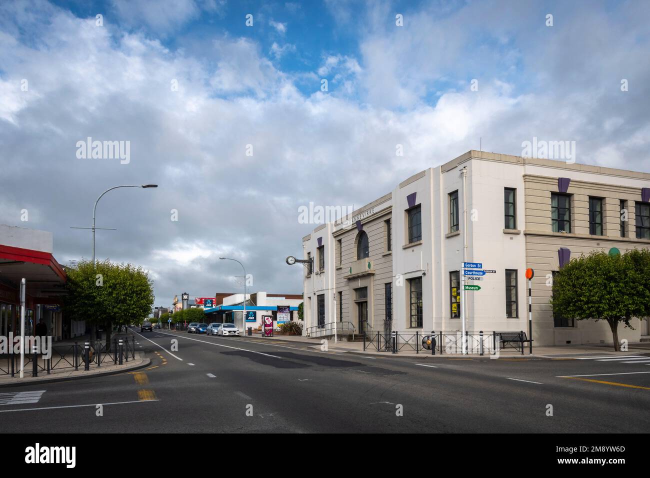 Art Deco building on High Street, Dannevirke, Tararua Distirct, North ...