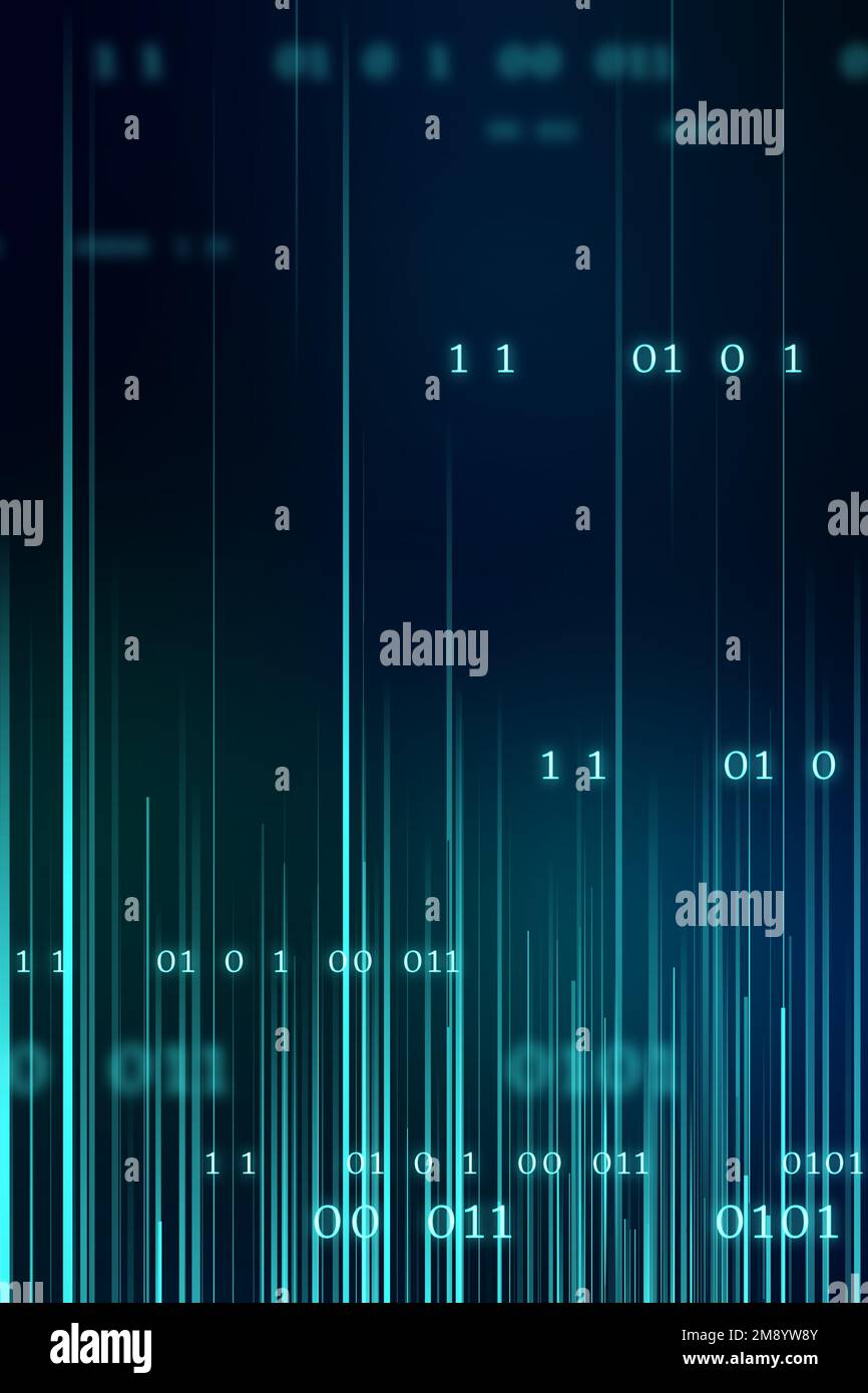 Stream Of Binary Code Design Vector Stock Vector Image And Art Alamy