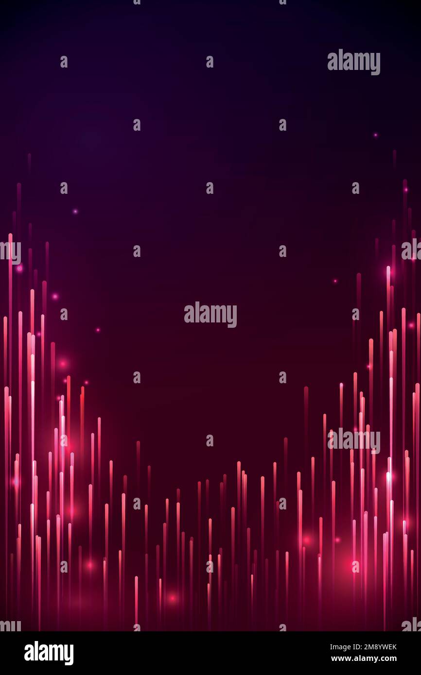 Red neon meteor background design vector Stock Vector Image & Art - Alamy