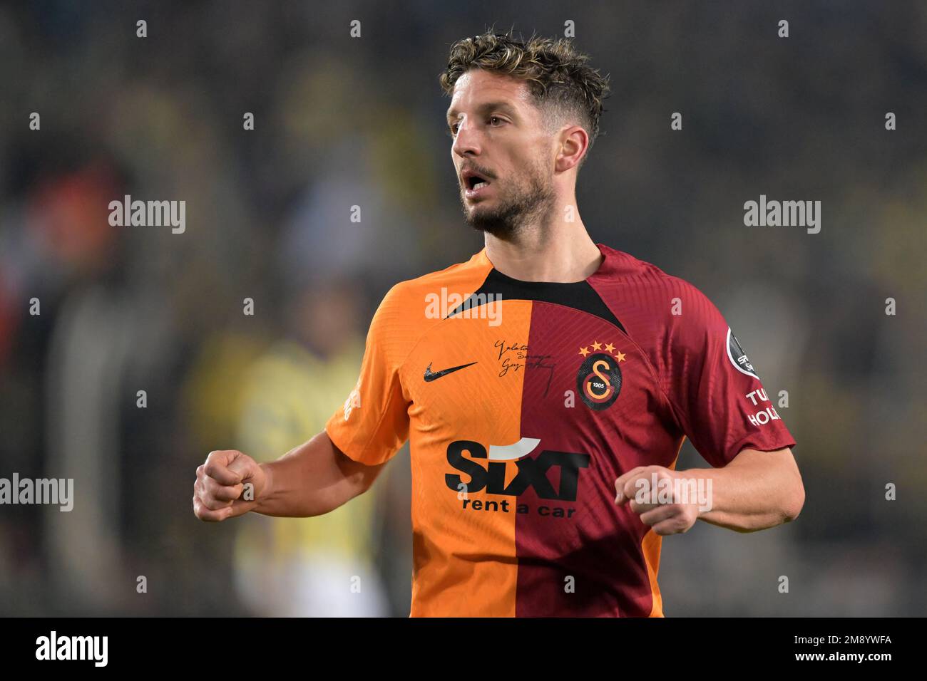 ISTANBUL - Dries Mertens of Galatasaray AS during the Turkish Super Lig ...