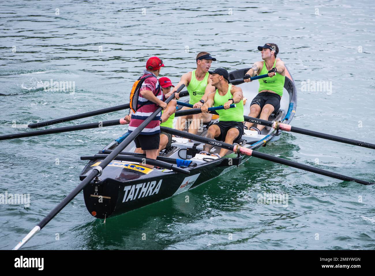 George Bass Surfboat and Ski Marathon 2023 Stock Photo - Alamy