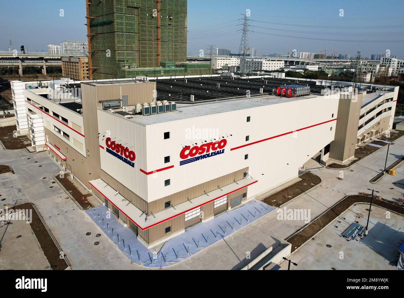 HANGZHOU, CHINA - JANUARY 16, 2023 - An aerial view of Zhejiang's first ...