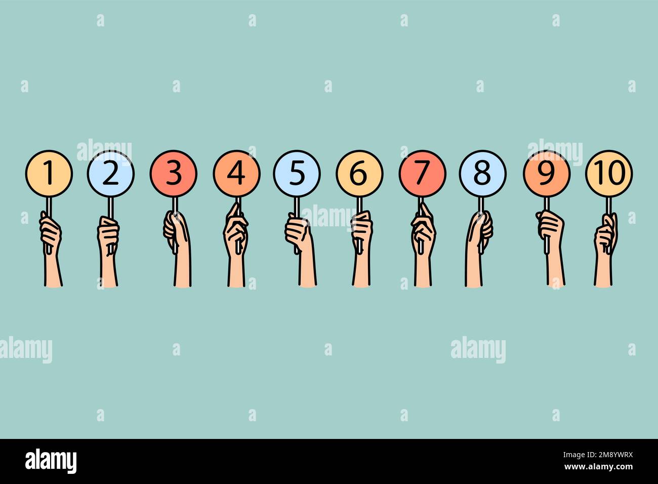 Women numbers Stock Vector Images - Alamy