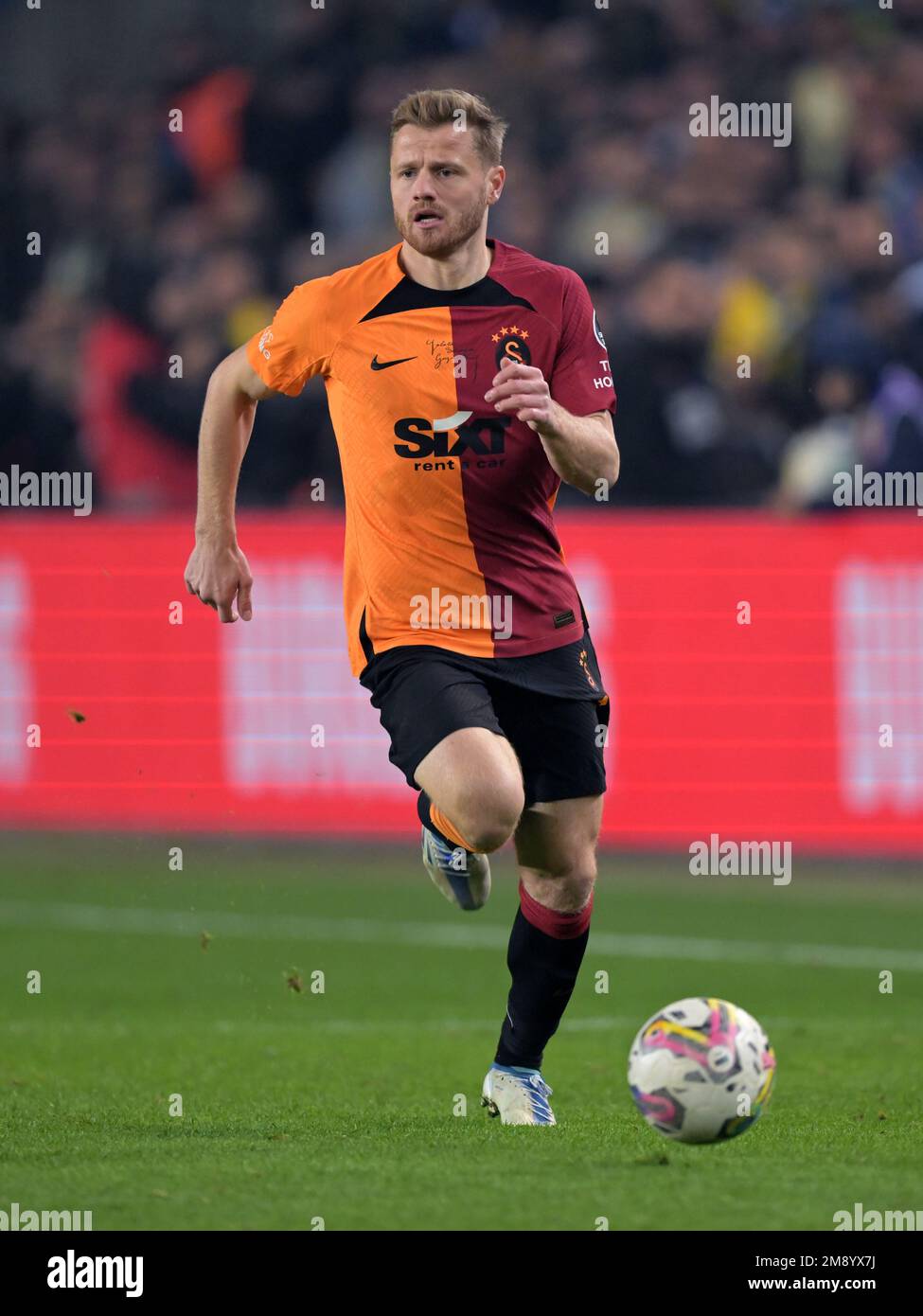 ISTANBUL - Fredrik Midtsjo of Galatasaray AS during the Turkish Super ...