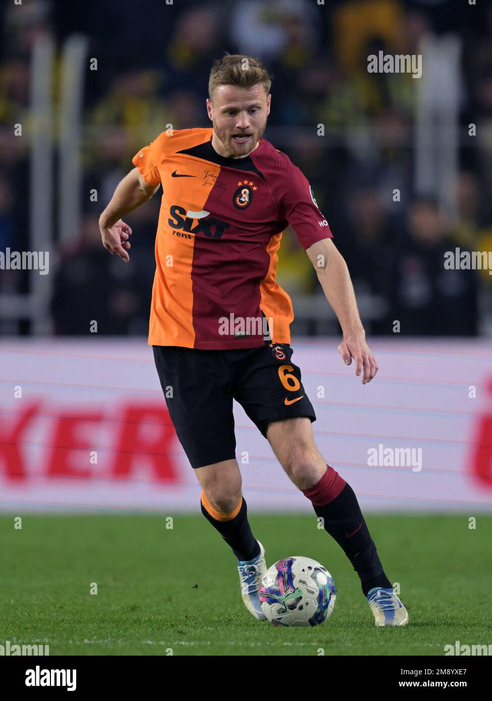 ISTANBUL - Fredrik Midtsjo of Galatasaray AS during the Turkish Super ...