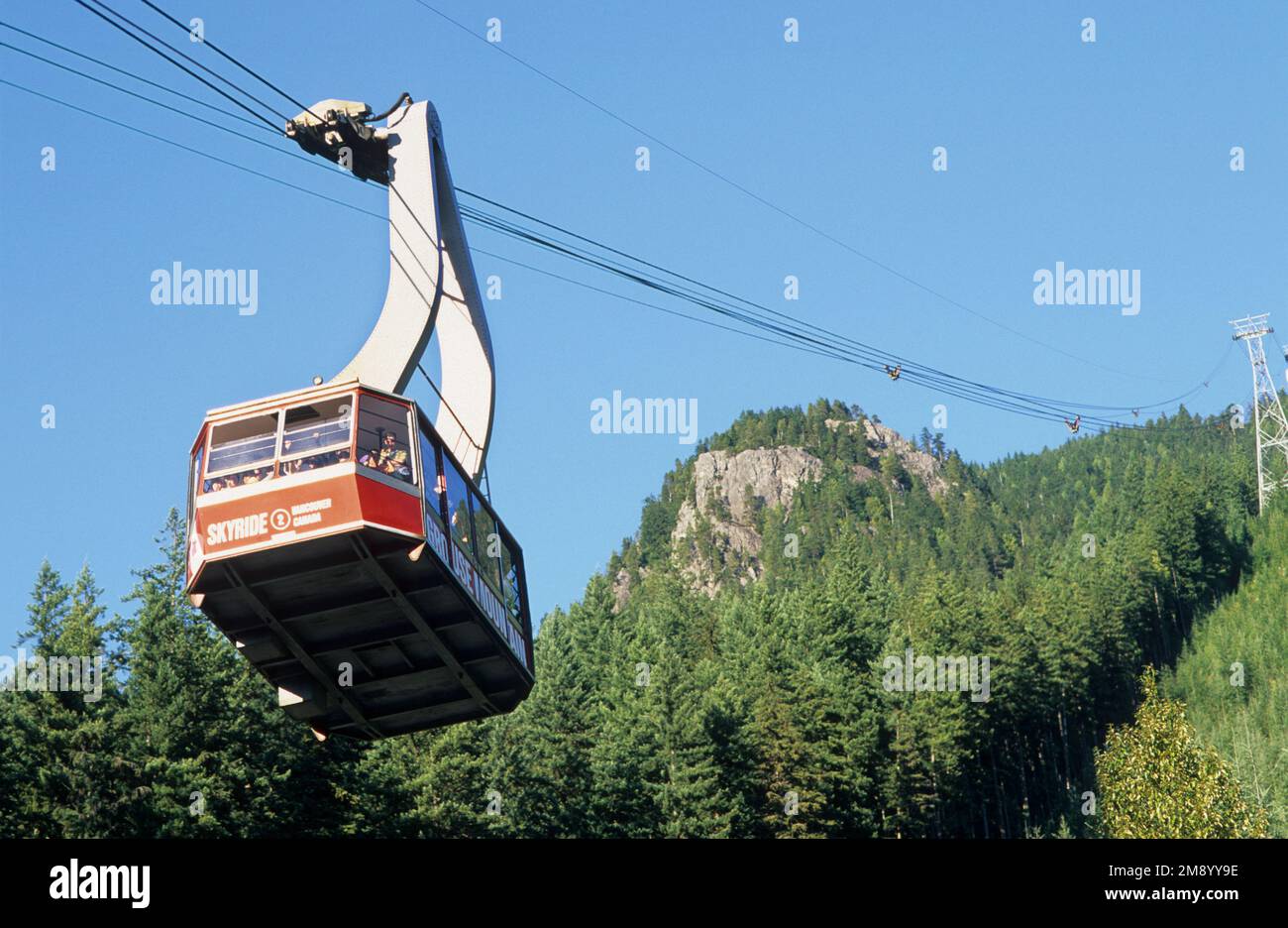 Canada, Vancouver, Grouse mountain, the sky lift, a good excursion from ...