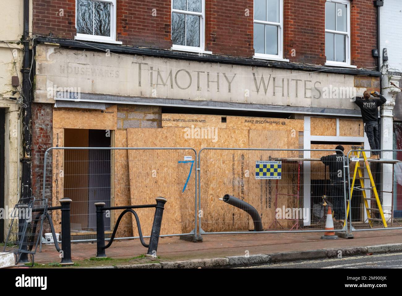 Former Timothy Whites housewares store, old shop sign uncovered during ...
