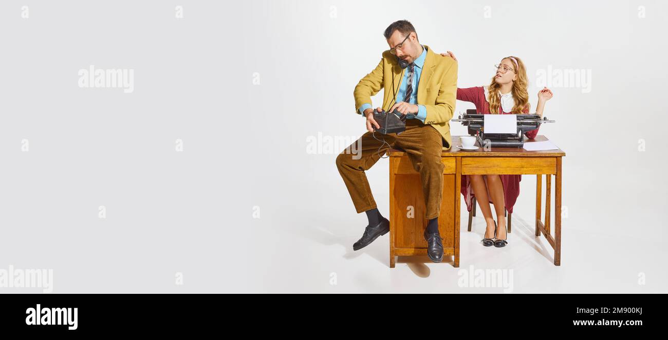 Boss talk hi-res stock photography and images - Alamy