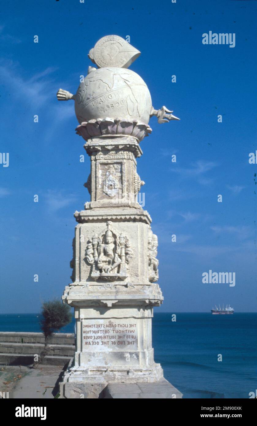 The Abadhit Samudra Marg, Tirsthambh (Arrow) in #Somnath indicates the ...