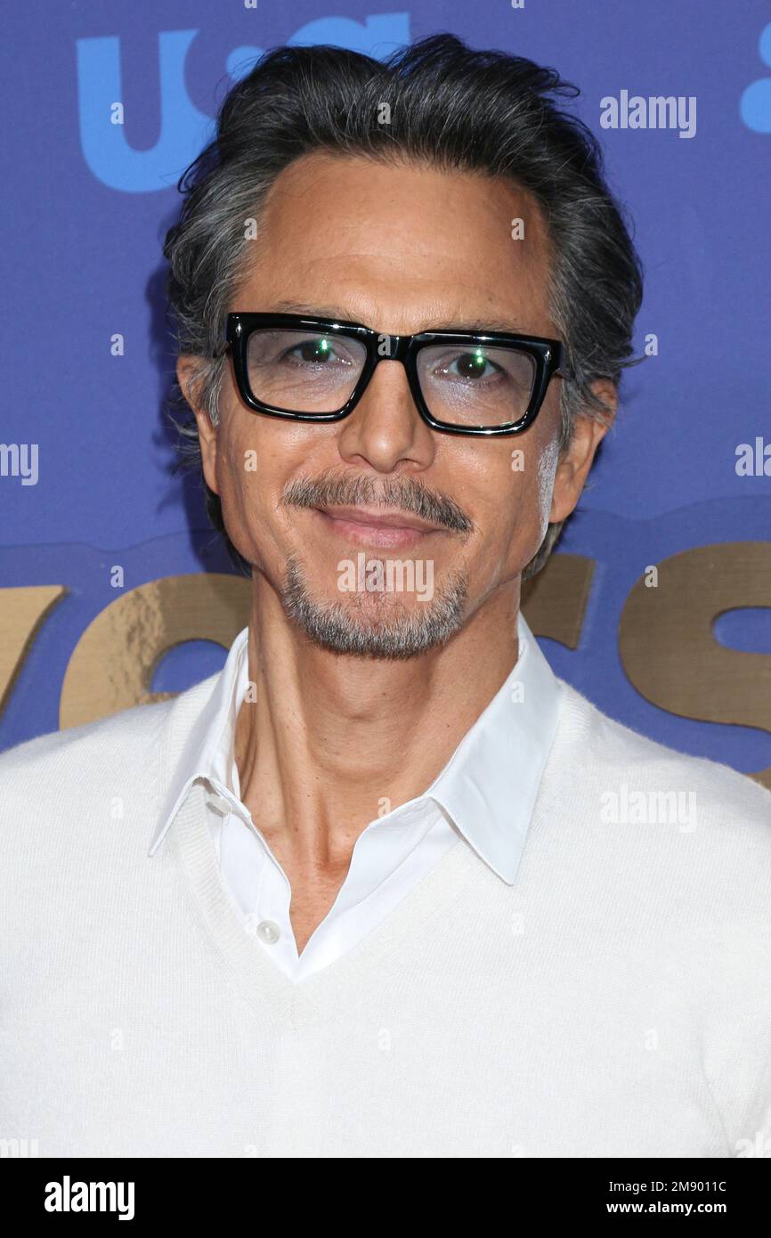 LOS ANGELES - JAN 15: Benjamin Bratt at NBCUniversal Press Tour Red ...