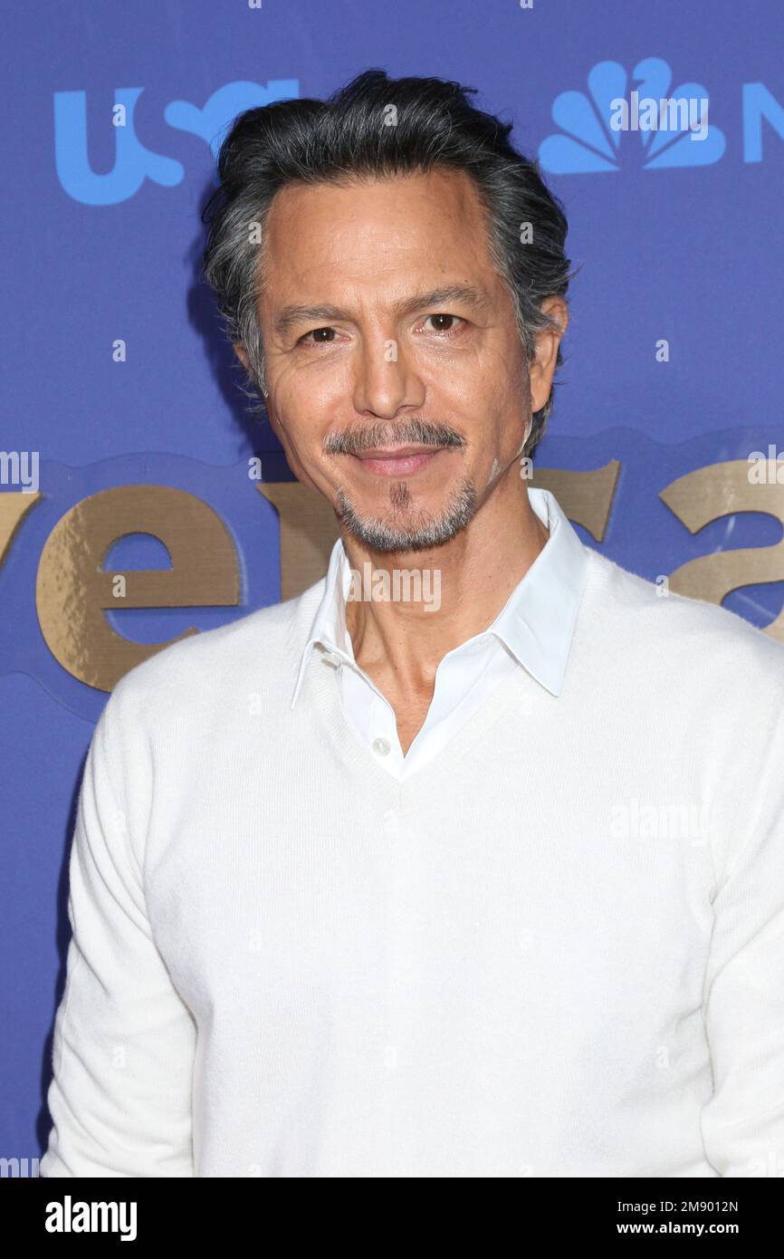 LOS ANGELES - JAN 15: Benjamin Bratt at NBCUniversal Press Tour Red ...