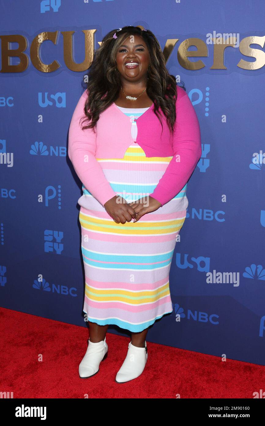 LOS ANGELES - JAN 15: Nicole Byer at NBCUniversal Press Tour Red Carpet ...