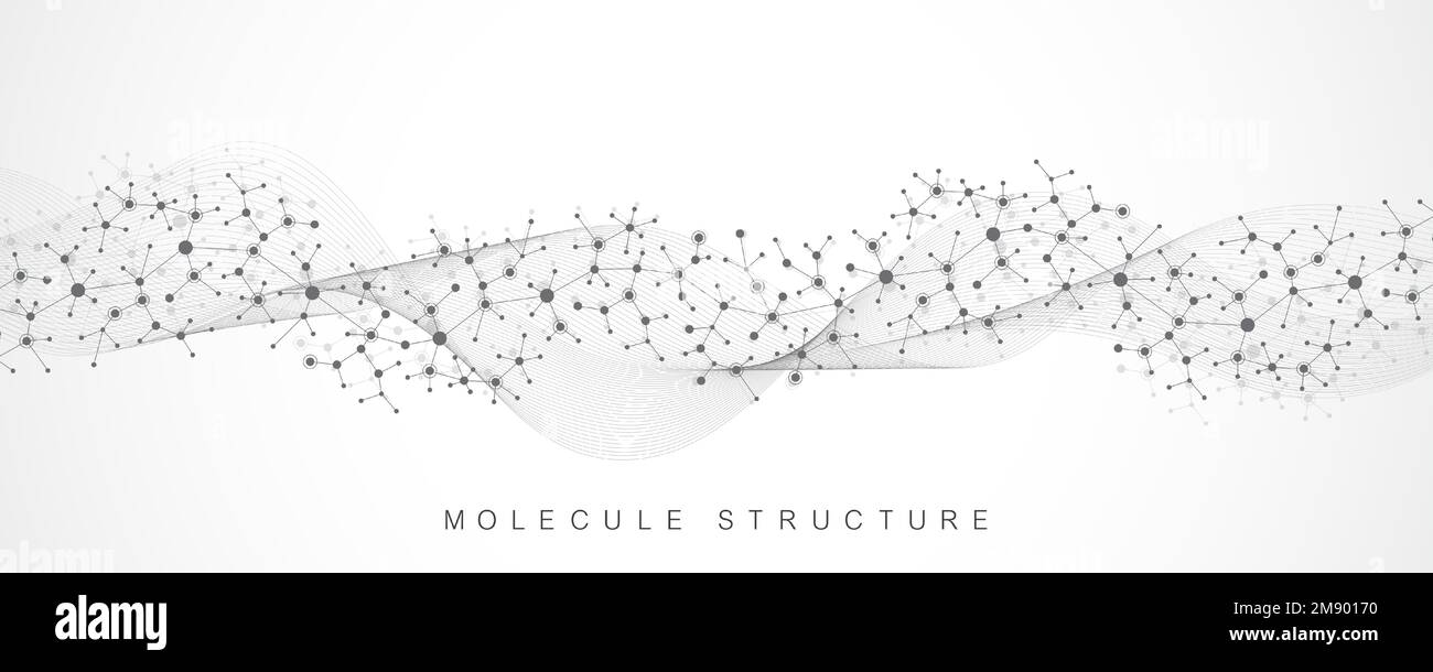 Scientific vector illustration genetic engineering, DNA helix, DNA ...