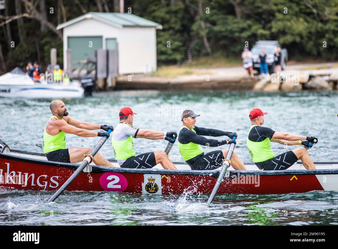 George Bass Surfboat and Ski Marathon 2023 Stock Photo - Alamy