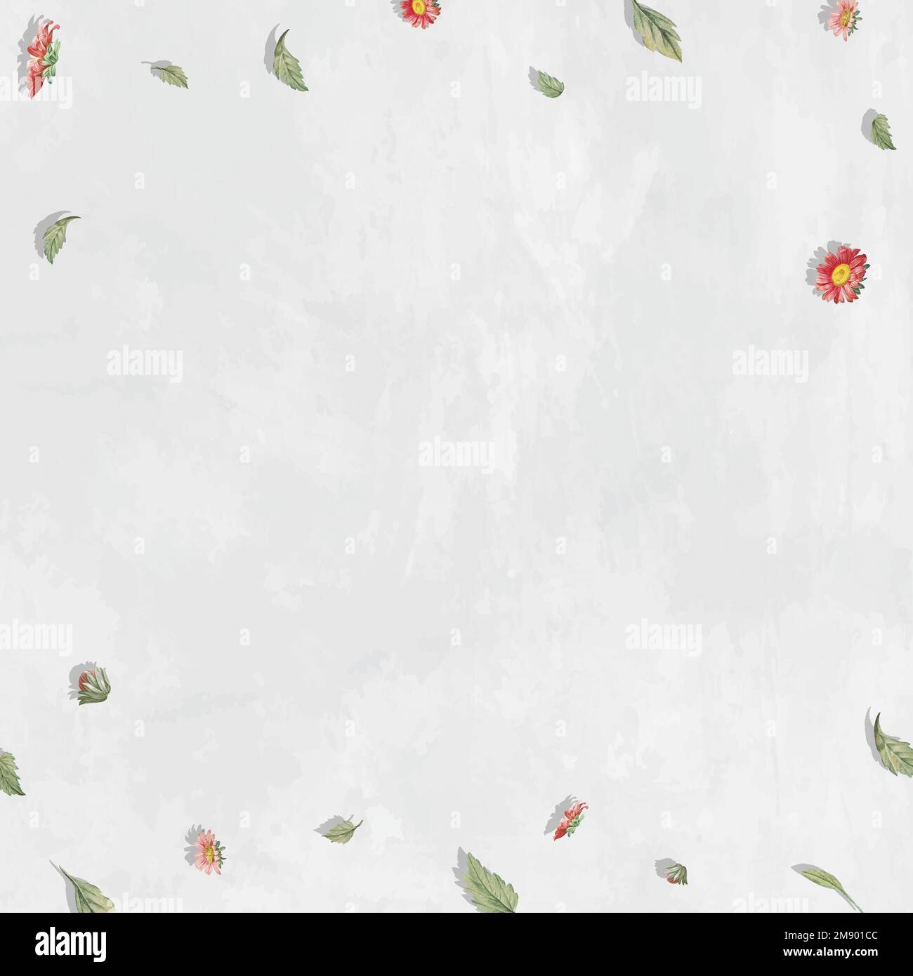 Gerbera daisy pattern frame vector Stock Vector Image & Art - Alamy