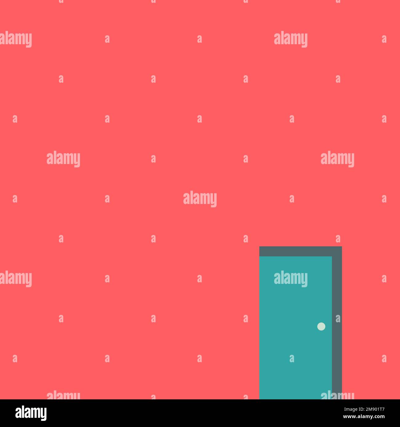 Pink wall room Stock Vector Images - Alamy