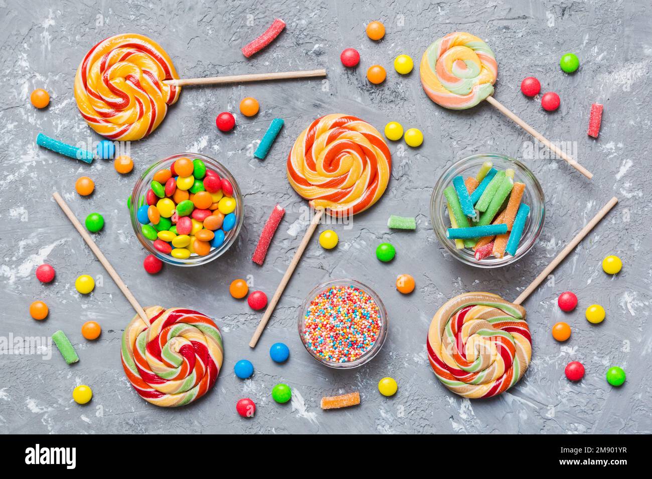 Tasty appetizing Party Accessories Happy Birthday Sweet. Different ...