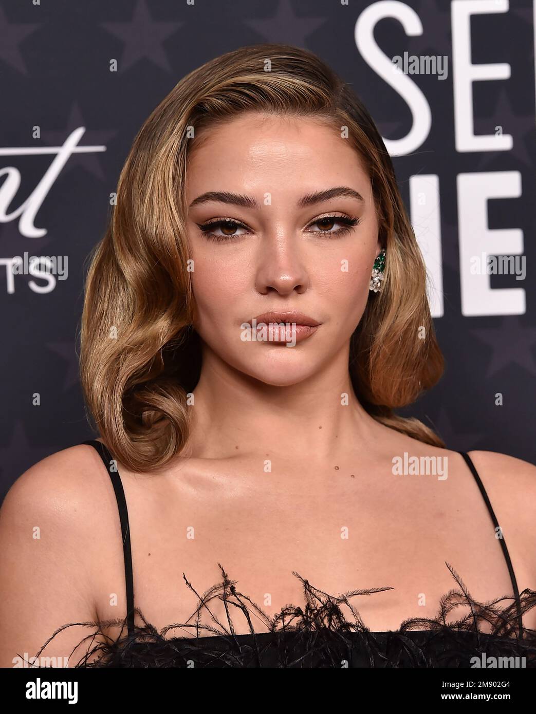 Los Angeles, USA. 15th Jan, 2023. Madelyn Cline arriving at the 28th ...