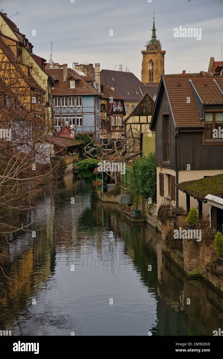 Colmar little venice river Lauch view Stock Photo - Alamy