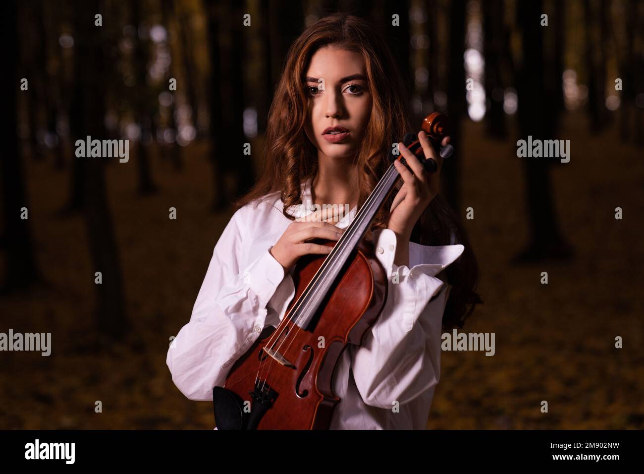 Girl With Violin Photography