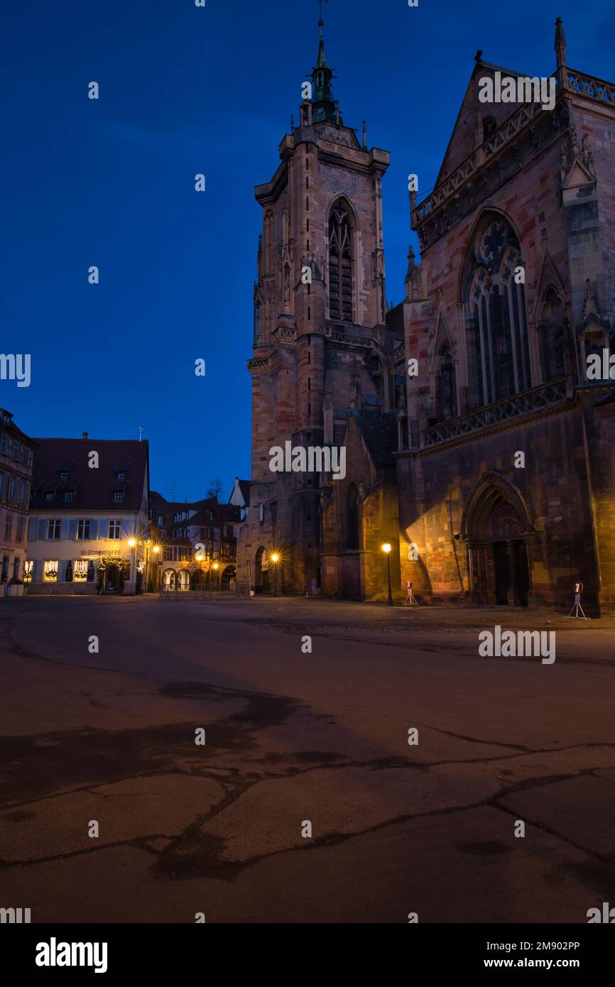 Alsace village at night hi-res stock photography and images - Alamy