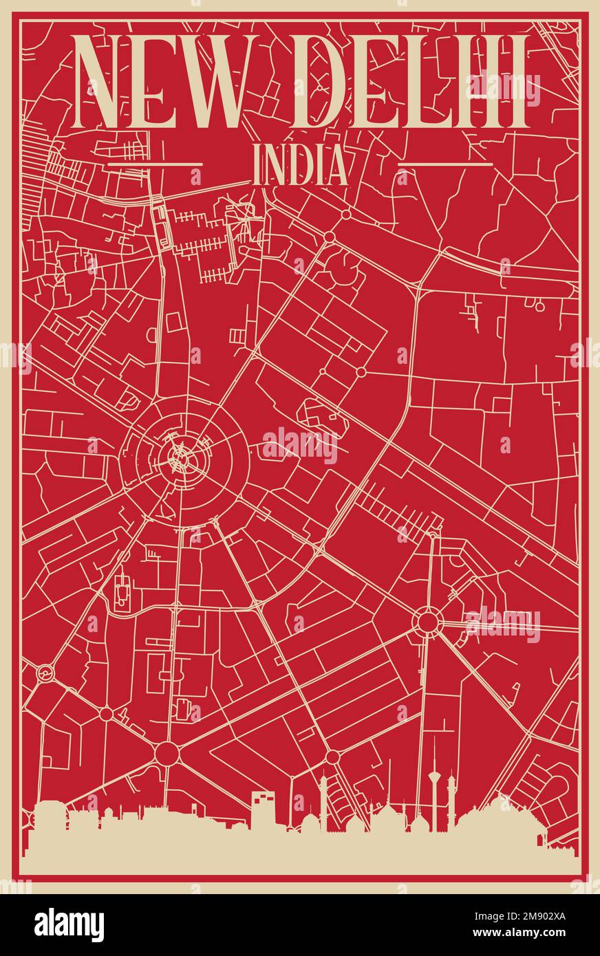 New delhi pattern Stock Vector Images - Alamy