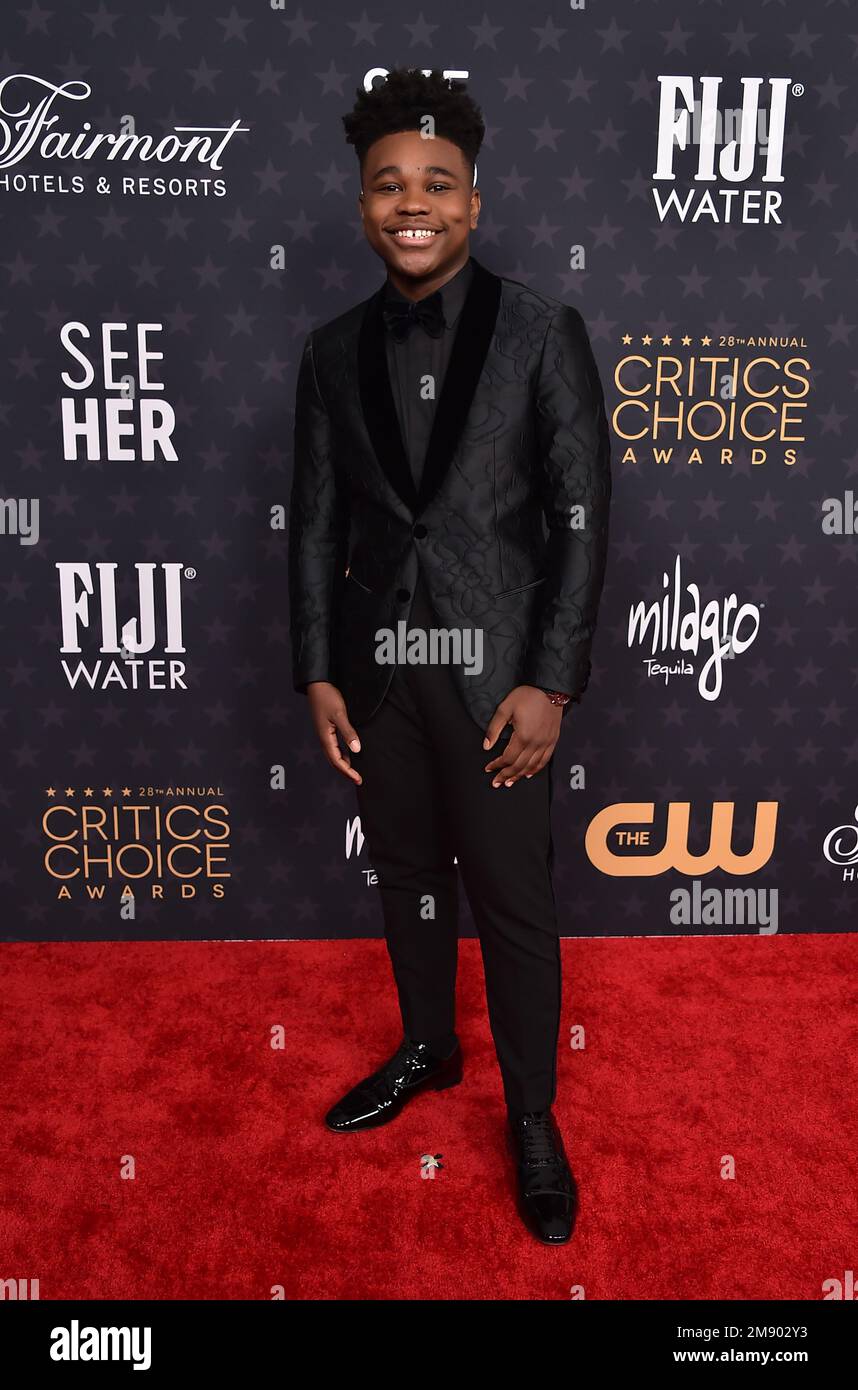 Los Angeles, USA. 15th Jan, 2023. Jalyn Hall arriving at the 28th ...