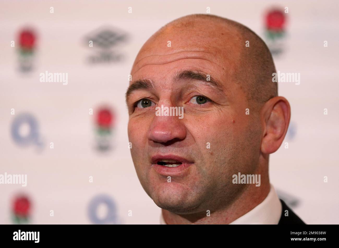 England head coach Steve Borthwick during the squad announcement ahead ...