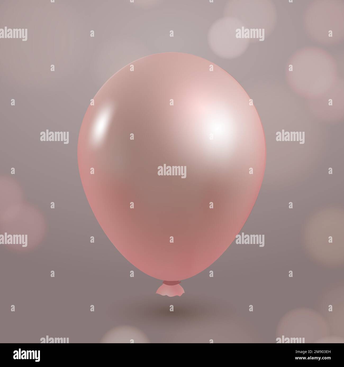 Pink balloon isolated Stock Vector Images - Alamy