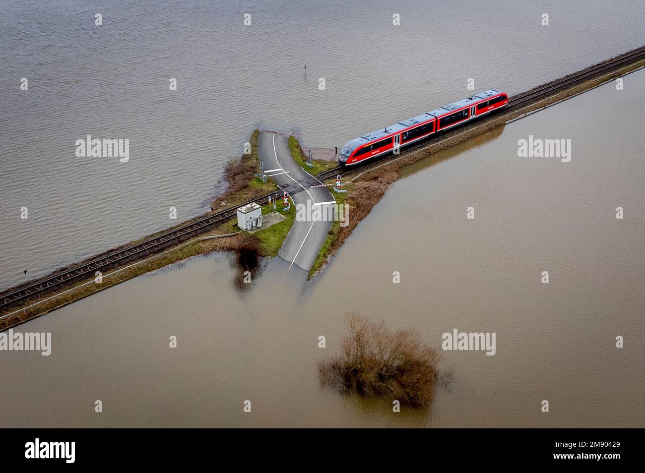 Flooded Train Crossings Ice Warning For Parts Of UK As Temperatures