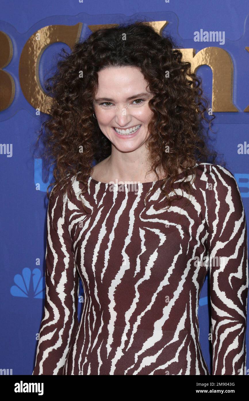 January 15, 2023, Pasadena, CA, USA: LOS ANGELES - JAN 15: Christie Burke at NBCUniversal Press ...