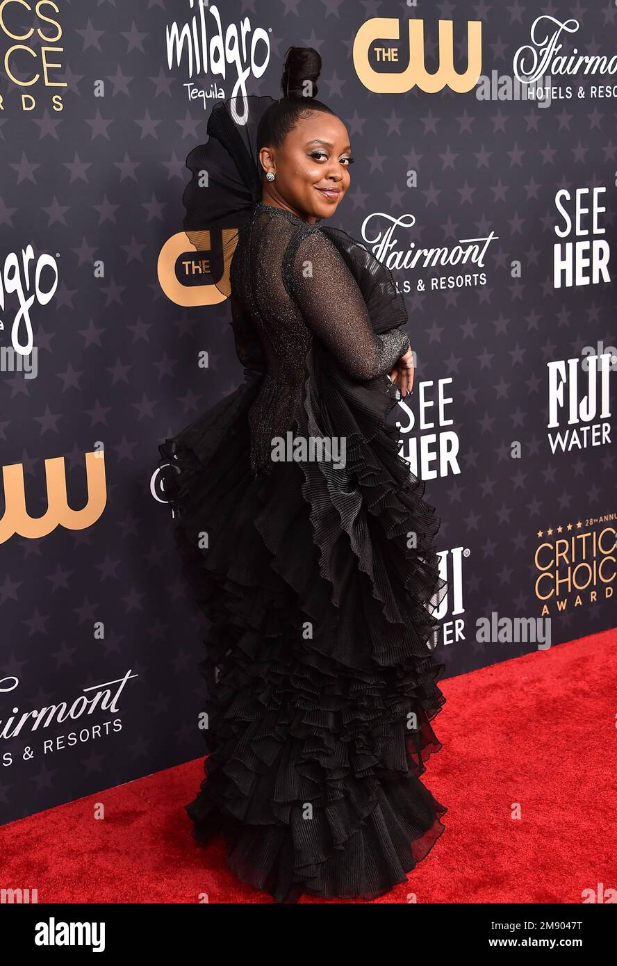 Los Angeles, USA. 15th Jan, 2023. Quinta Brunson arriving at the 28th ...