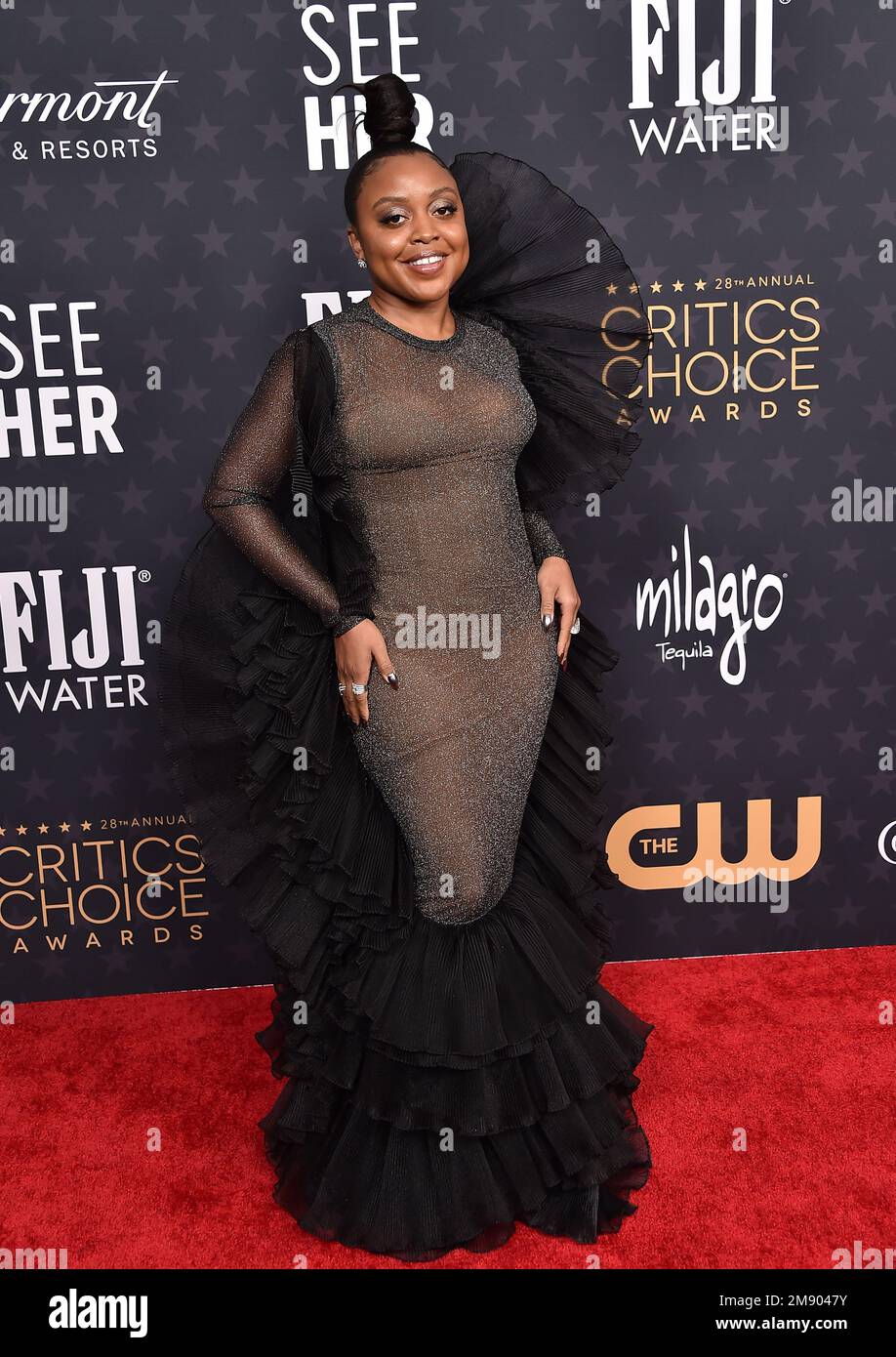 Los Angeles, USA. 15th Jan, 2023. Quinta Brunson arriving at the 28th ...