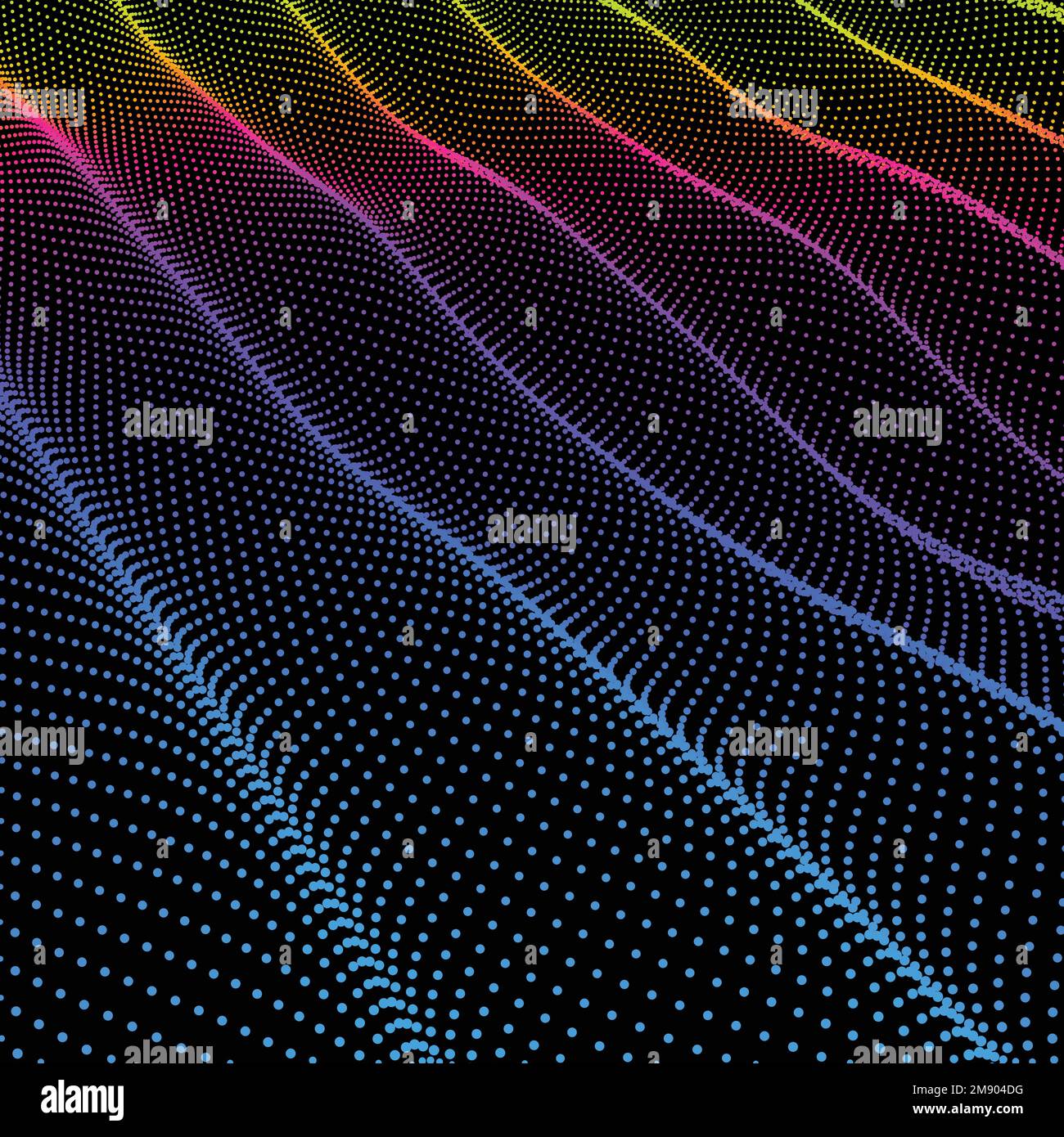 Wavy matrix Stock Vector Images - Alamy