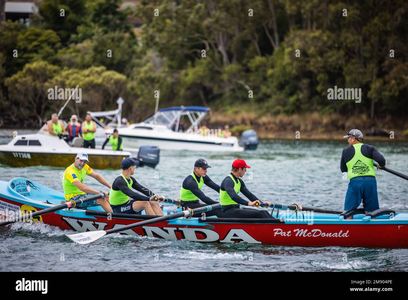 George Bass Surfboat and Ski Marathon 2023 Stock Photo - Alamy