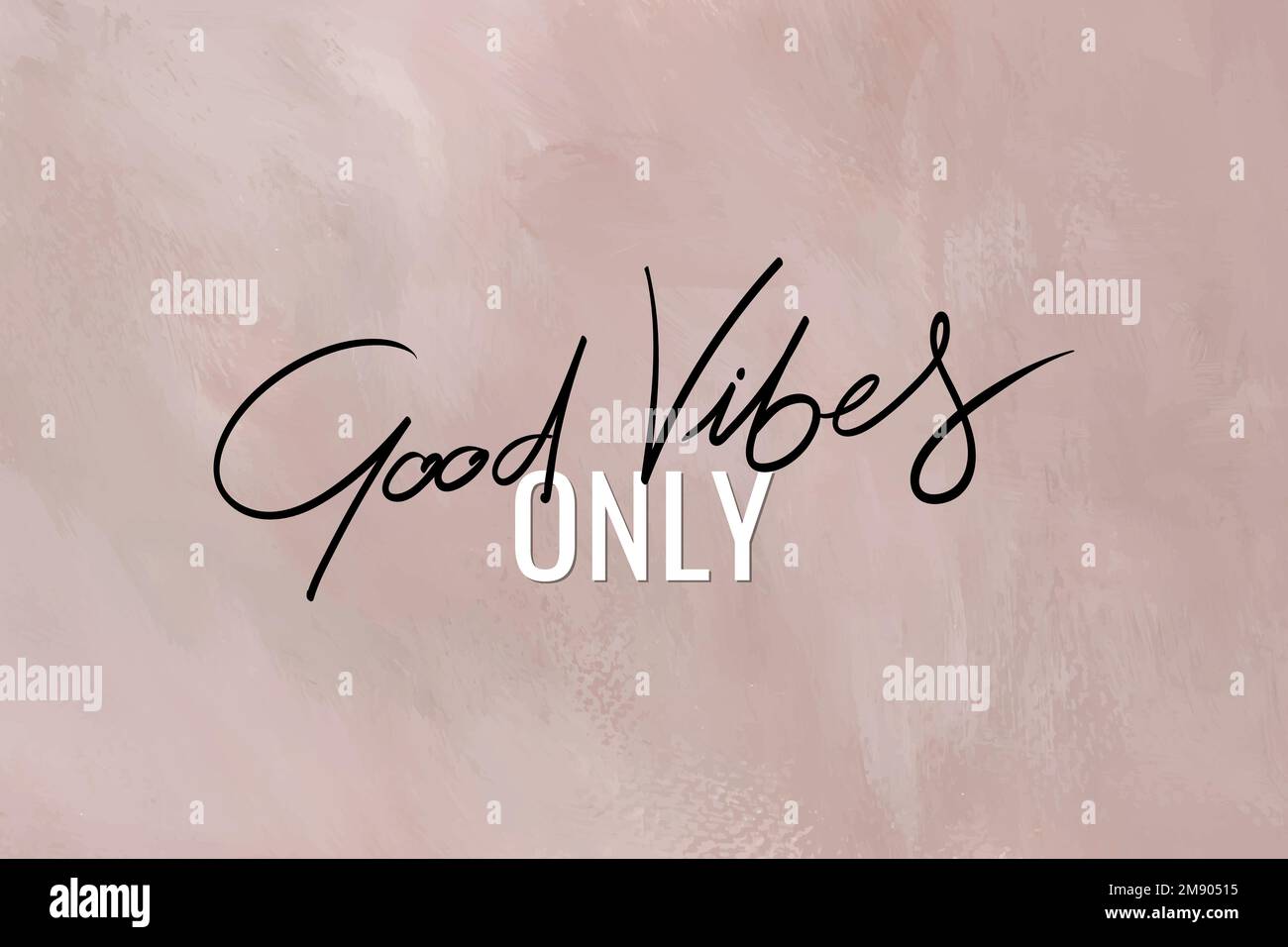 Good vibes only calligraphy vector Stock Vector Image & Art - Alamy