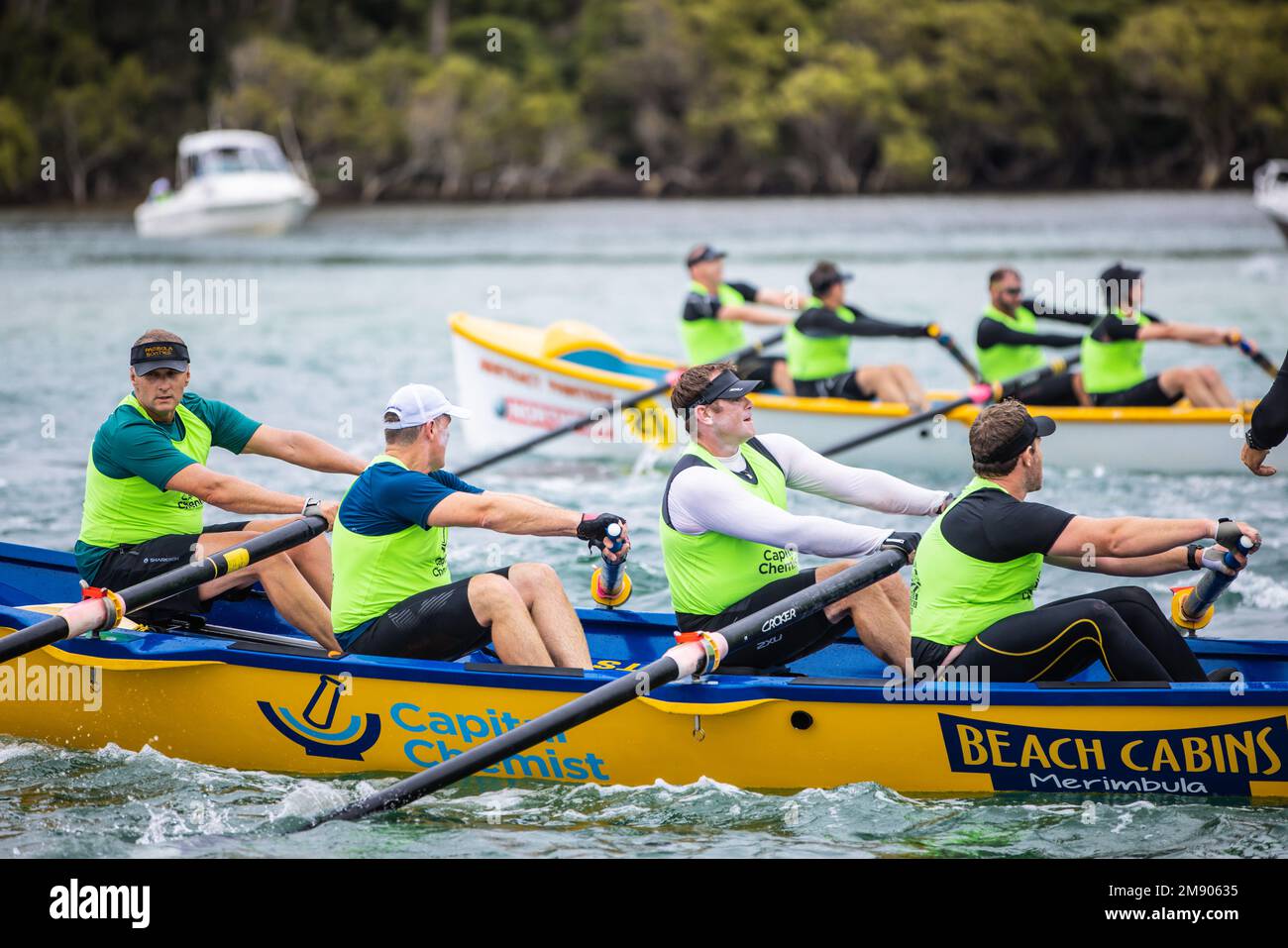 George Bass Surfboat and Ski Marathon 2023 Stock Photo - Alamy