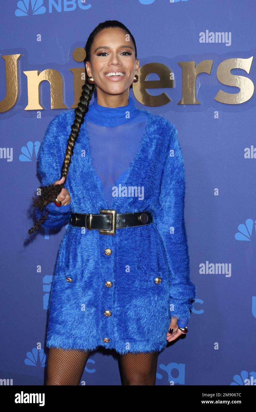 January 15, 2023, Pasadena, CA, USA: LOS ANGELES - JAN 15: Grasie Mercedes at NBCUniversal Press ...