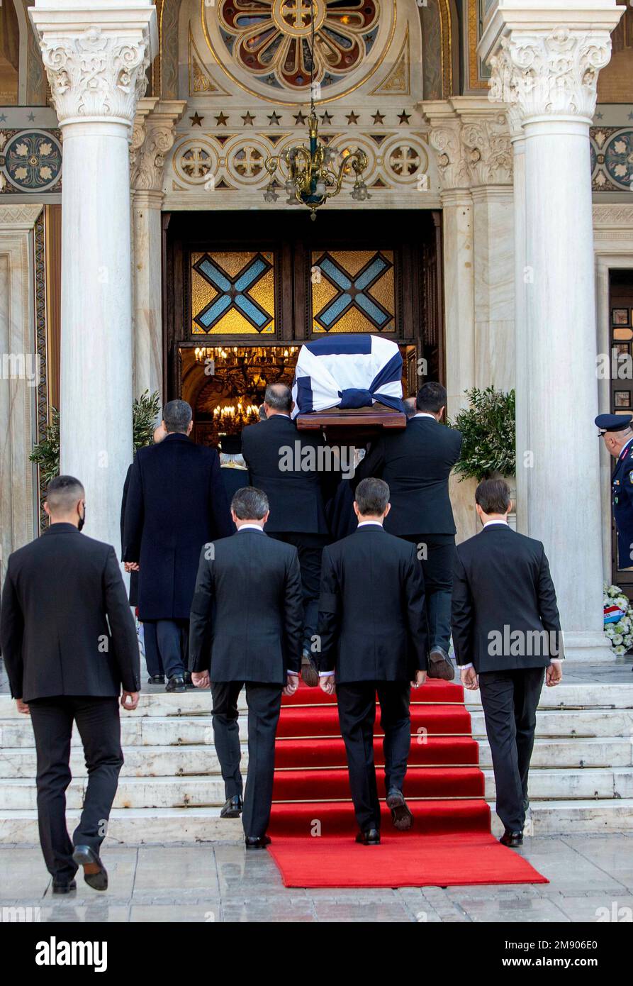 Athens, Greece. 16th Jan, 2023. Crown Prince Pavlos, Prince Philippos ...