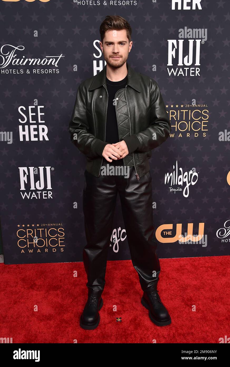 Los Angeles, USA. 15th Jan, 2023. Lukas Dhont arriving at the 28th Annual Critics Choice Awards ...