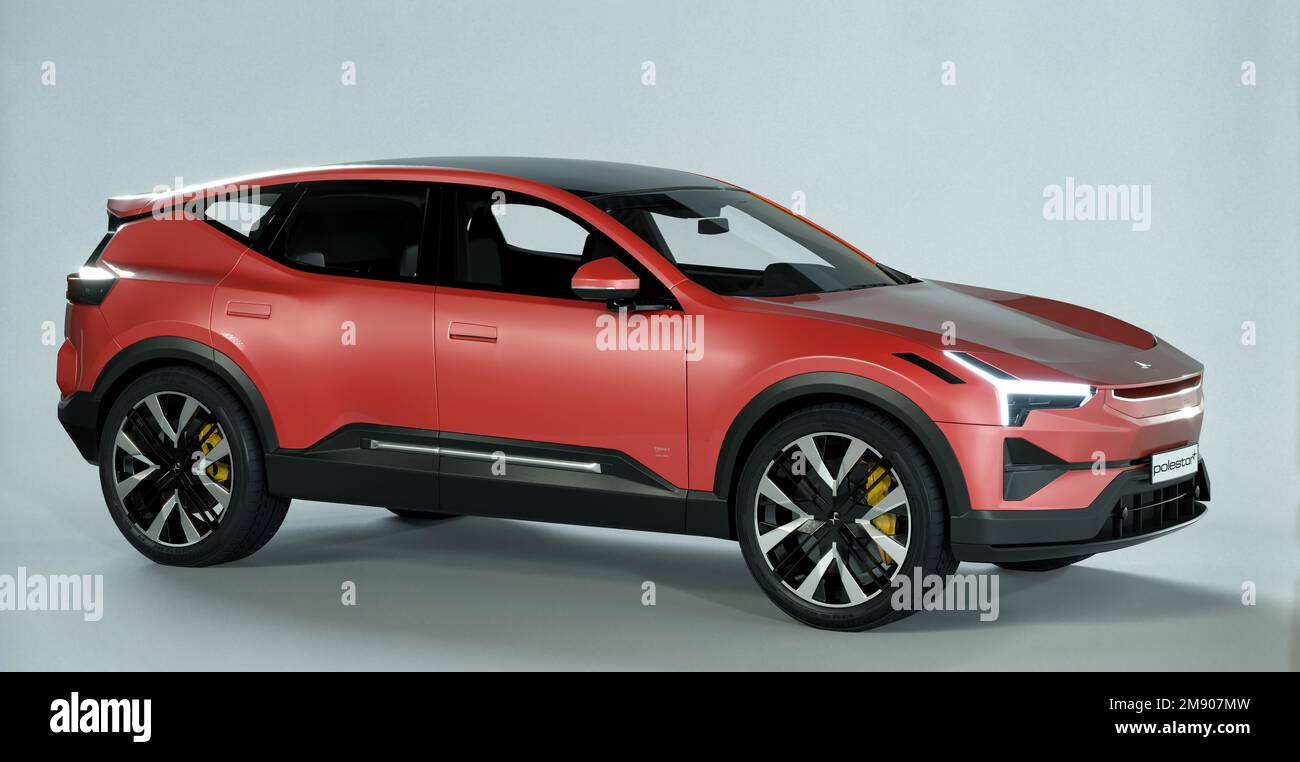 Polestar 3 debuts with an interesting body and a long range Stock Photo ...