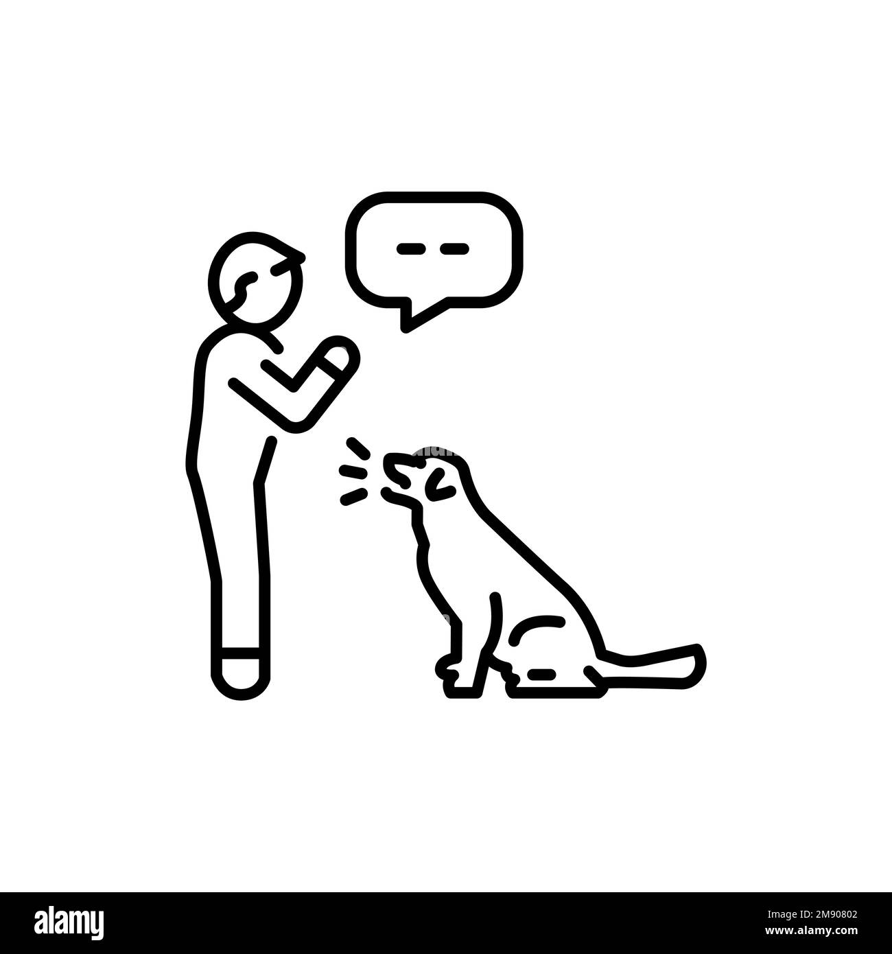 Animal trainer vector vectors Black and White Stock Photos & Images - Alamy