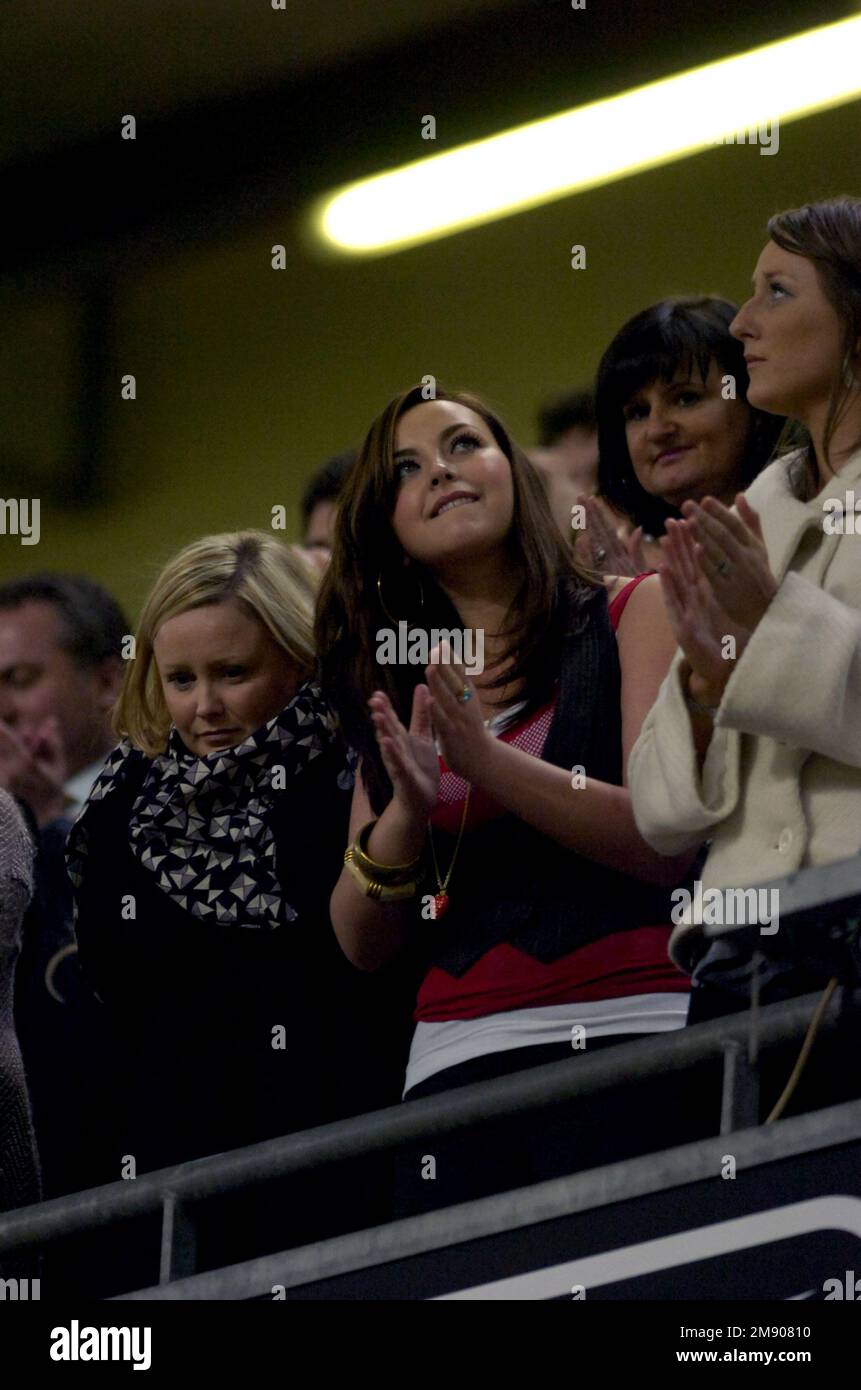 CHARLOTTE CHURCH, WALES RUGBY GRAND SLAM, 2008: The rugby WAGS ...