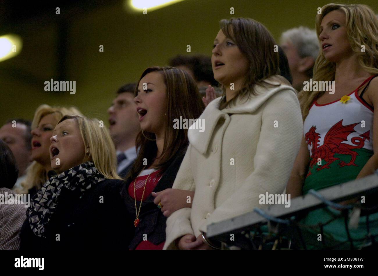 CHARLOTTE CHURCH, WALES RUGBY GRAND SLAM, 2008: The rugby WAGS ...