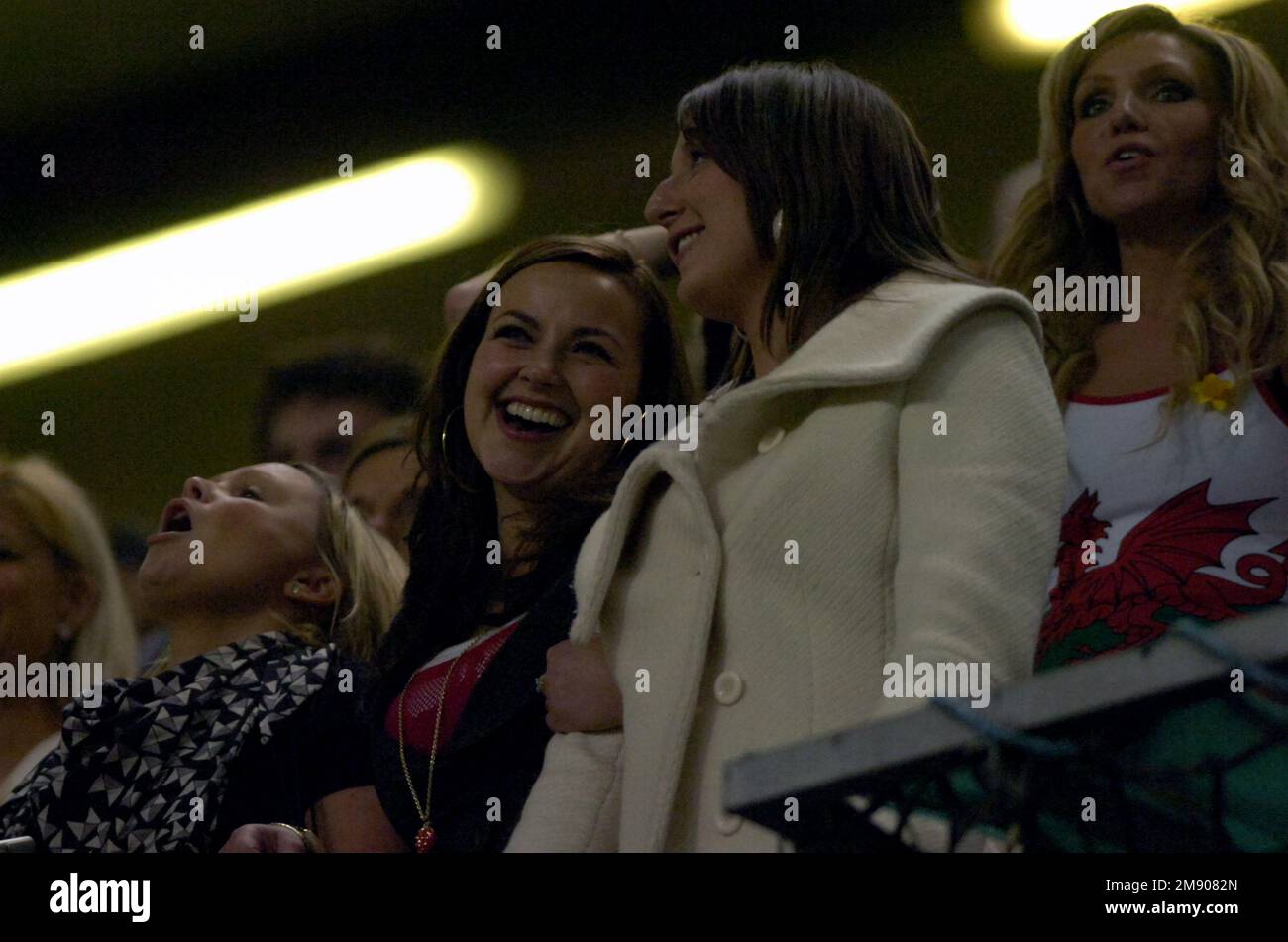 CHARLOTTE CHURCH, WALES RUGBY GRAND SLAM, 2008: The rugby WAGS ...