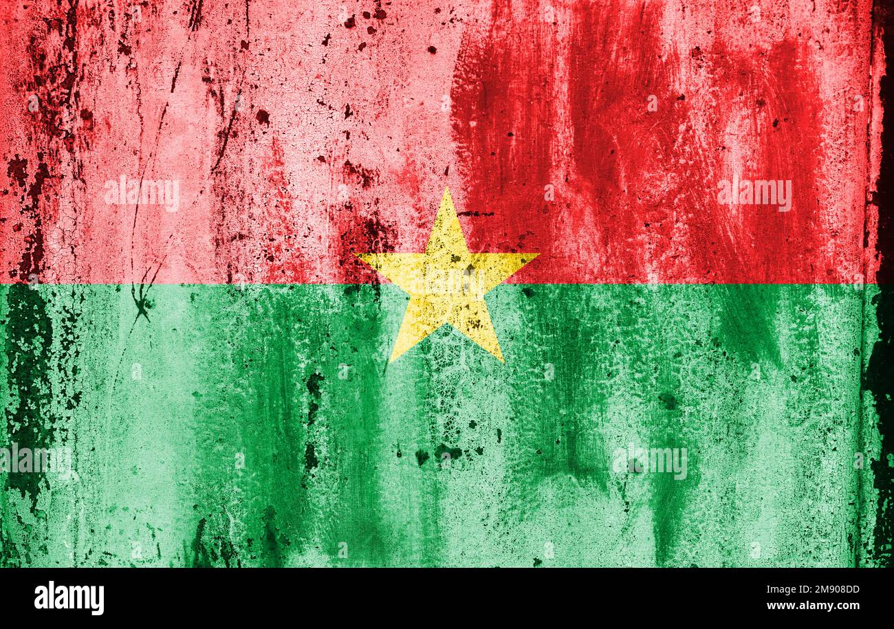 Flag of Burkina Faso backgrounds Stock Photo - Alamy
