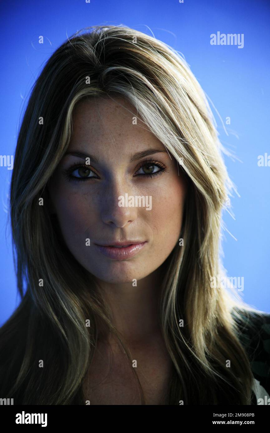 Model MELISSA BAXTER, the girlfriend of Cardiff City footballer ROGER ...