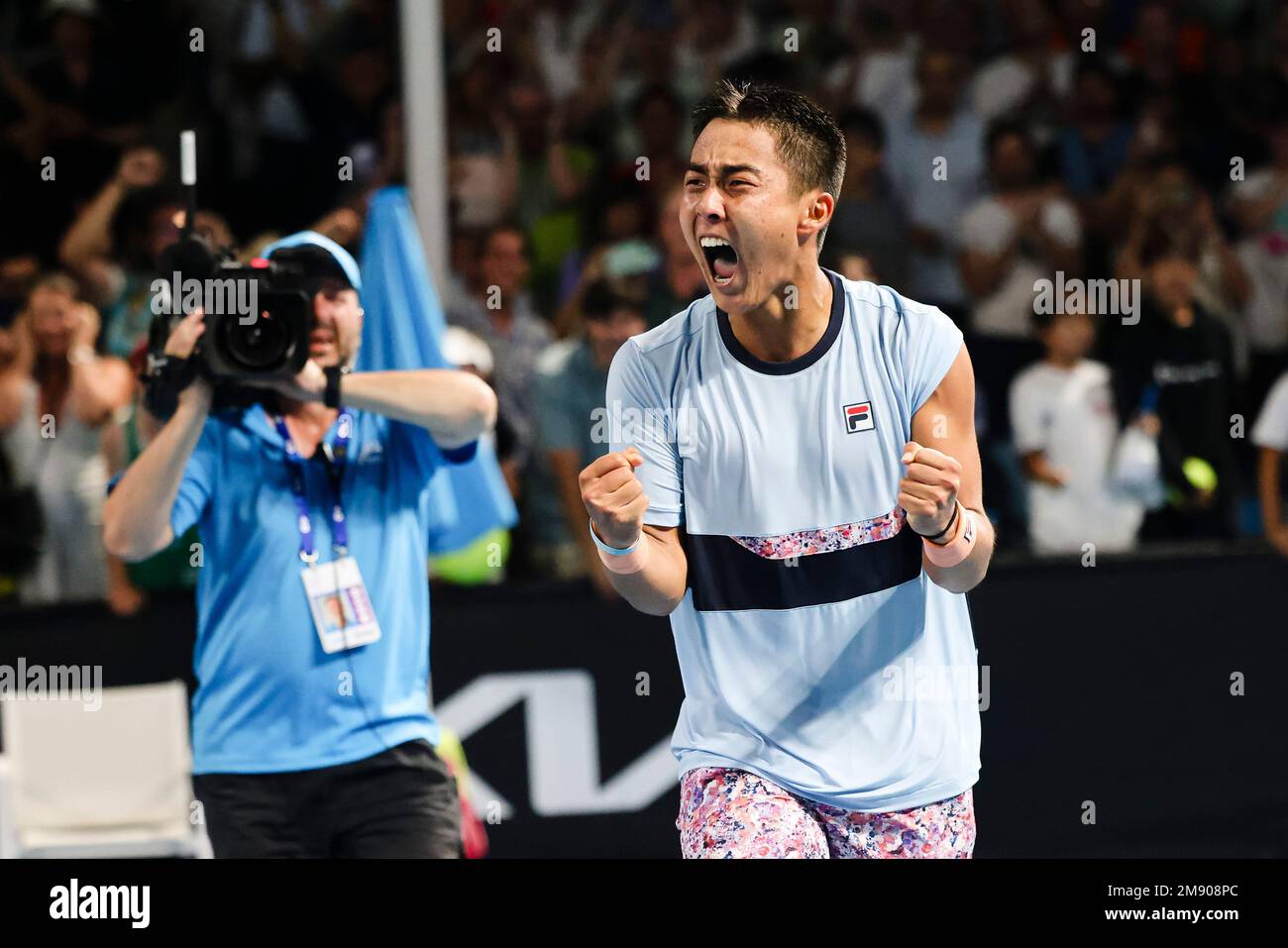 Melbourne, Australia, 16th Jan, 2023. Tennis player Rinky Hijikata from ...