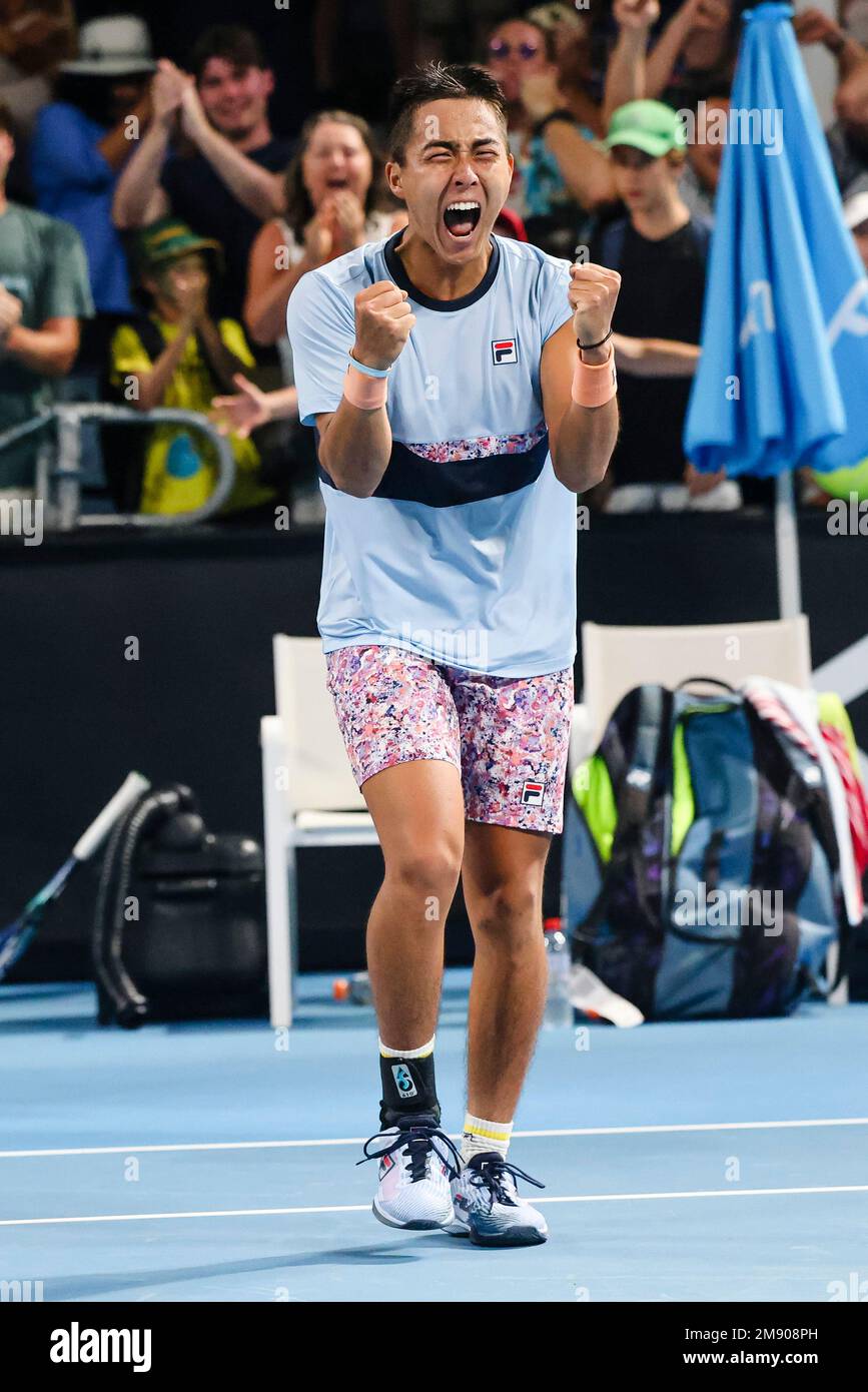 Melbourne, Australia, 16th Jan, 2023. Tennis player Rinky Hijikata from ...