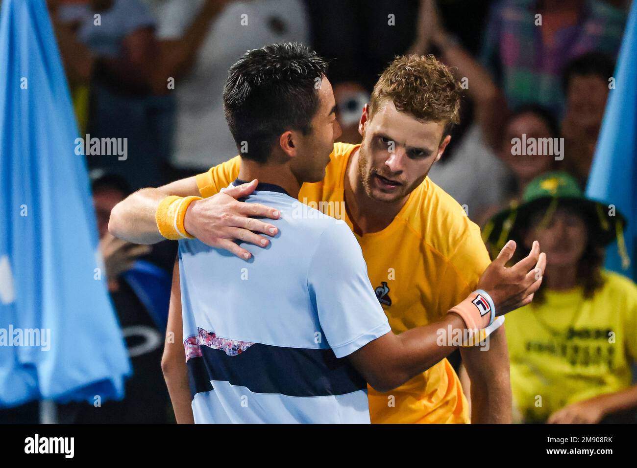 Melbourne, Australia, 16th Jan, 2023. Tennis player Rinky Hijikata (L ...